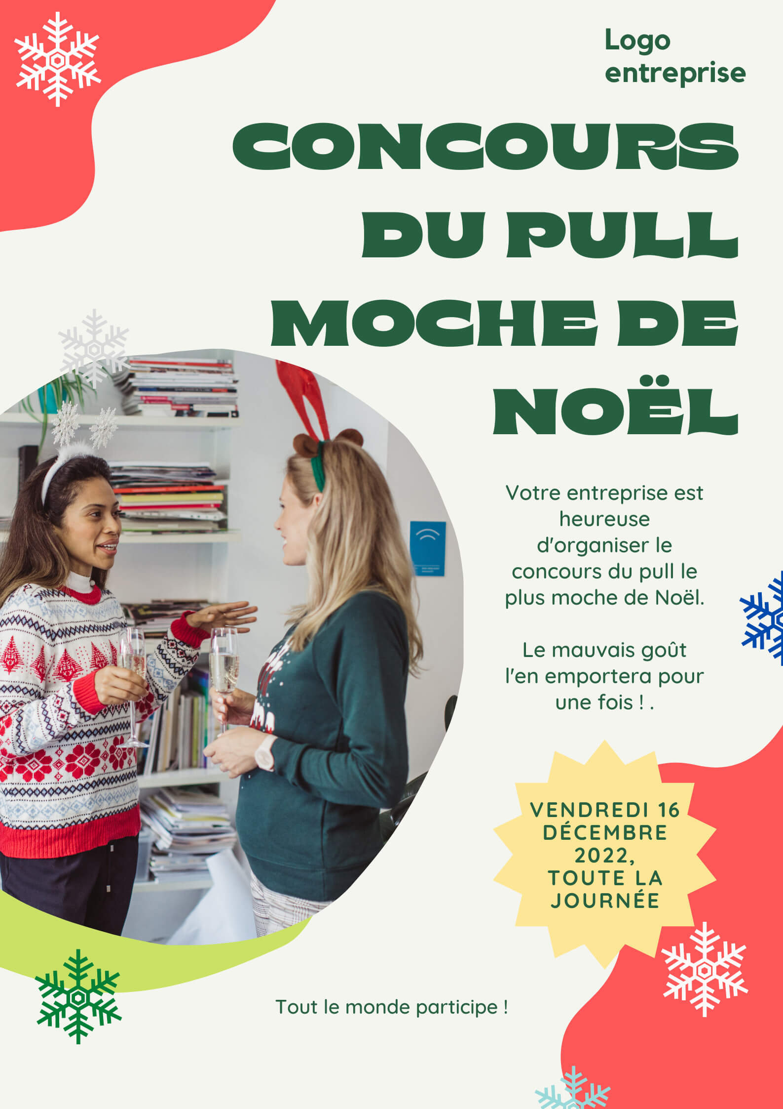 Comment organiser un concours de Pull de Noël au bureau